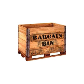 Bargin Bin--Seconds, Damaged, AS IS